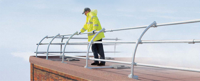 ROOF GUARD RAIL SYSTEMS | ROOF EDGE PROTECTION